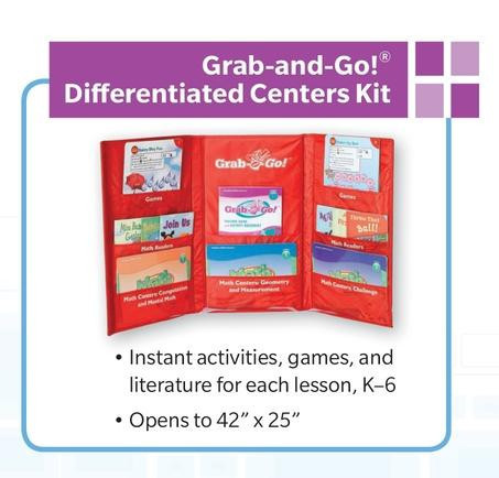 Go Math Grade 1 Grab & Go Differentiated Centers Kit CC 2023 ...