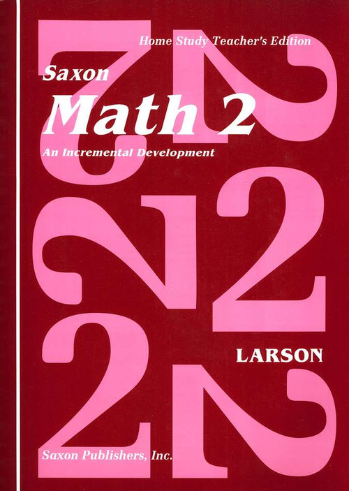 Saxon Math Grade 2 Teacher Edition - Classroom Resource Center