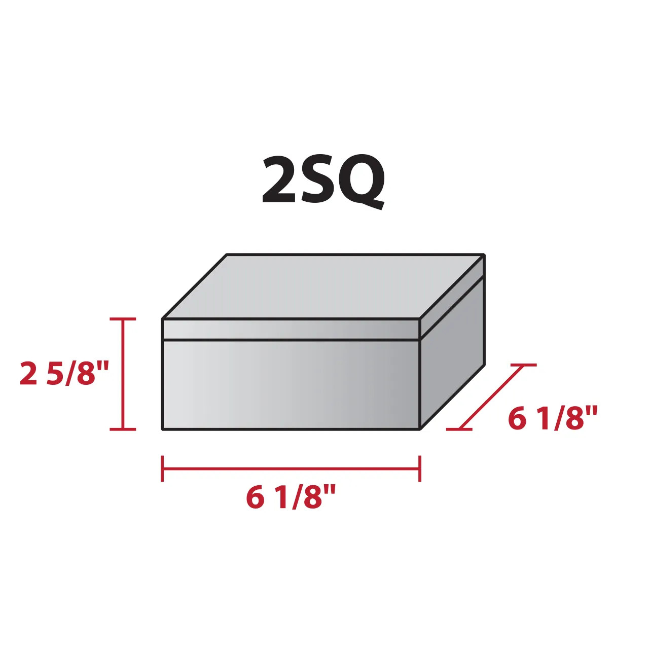 White Solid Square Tin Collection | Atlantic Can