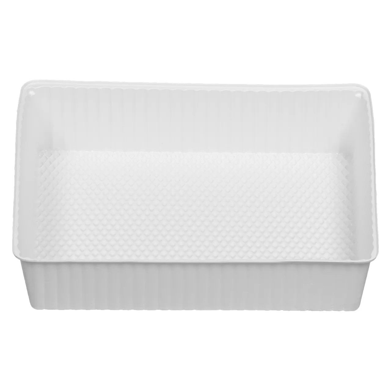 White Tin Container Inserts 12REC 1-Cavity | Atlantic Can