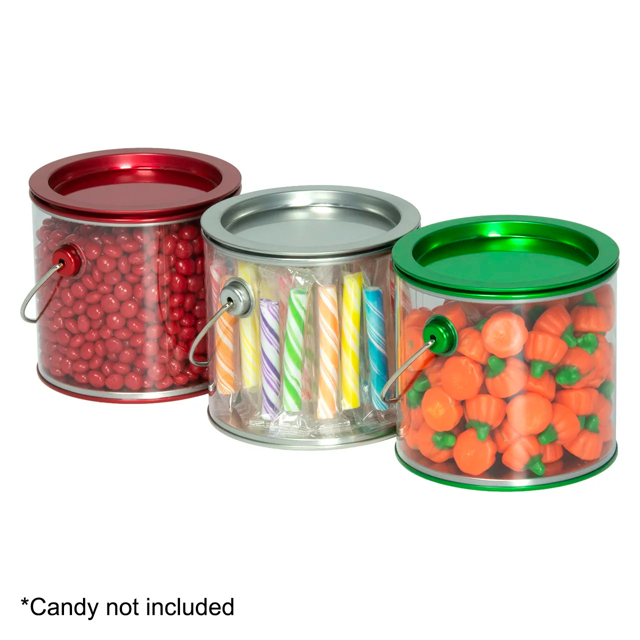 Platinum Clear Plastic Mini Pail | Atlantic Can