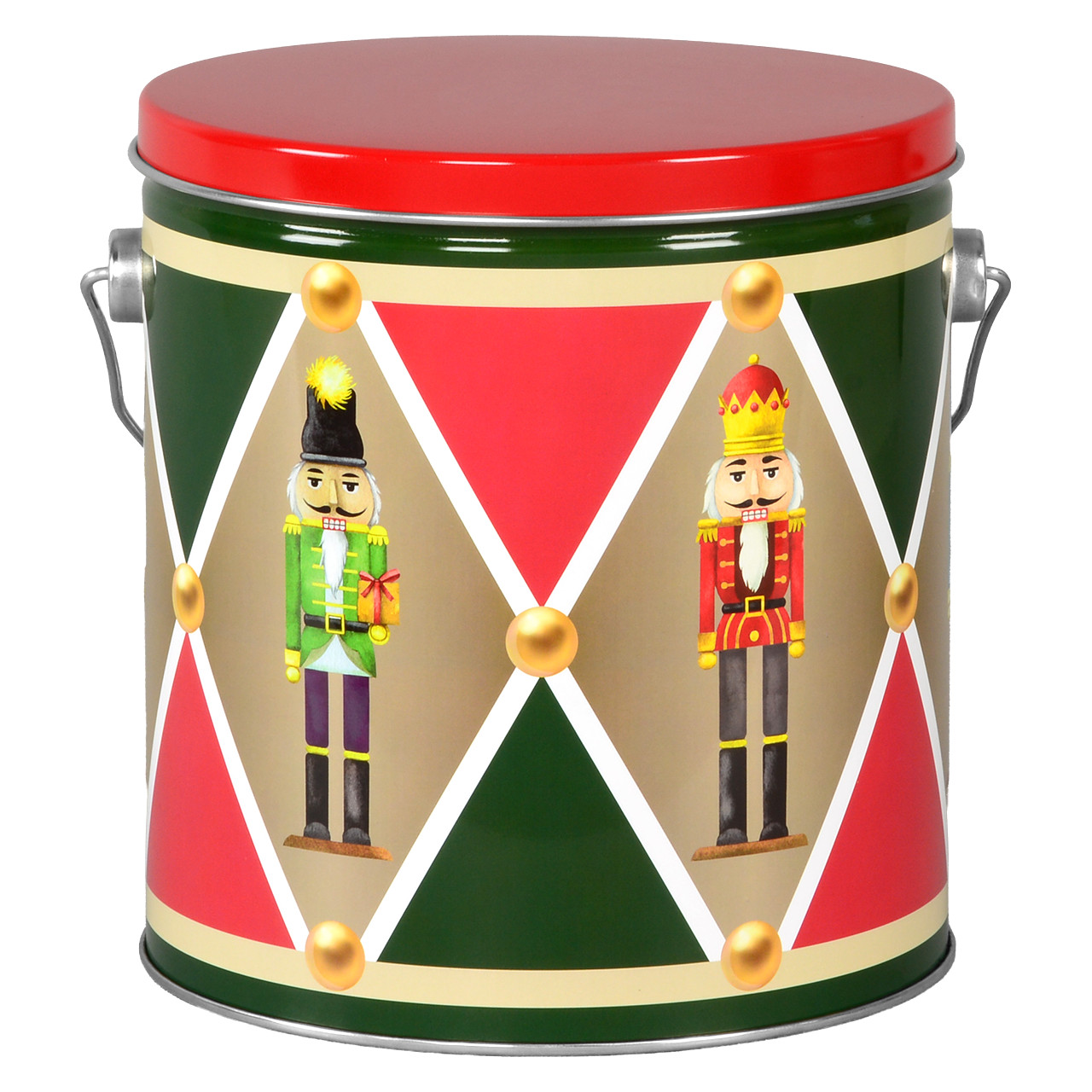 Majestic Nutcrackers Tall Round Tin Size 8S | Atlantic Can
