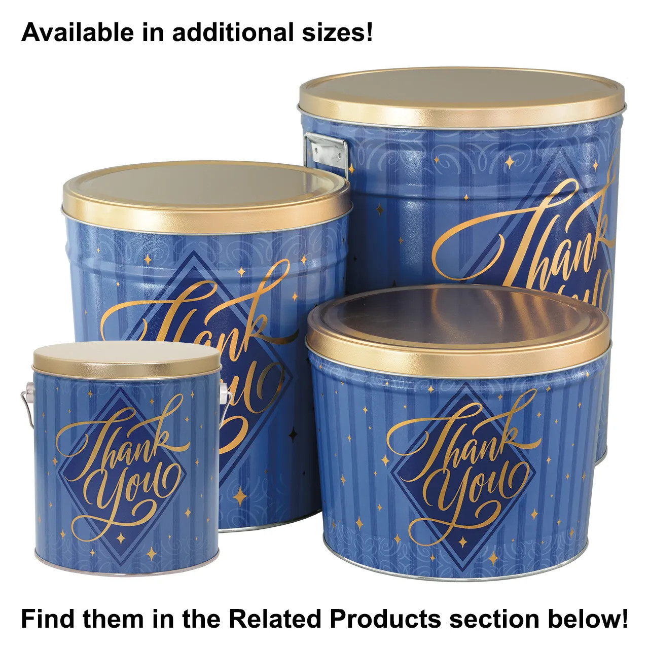 New Thank You Popcorn Tin Size 50T | Atlantic Can