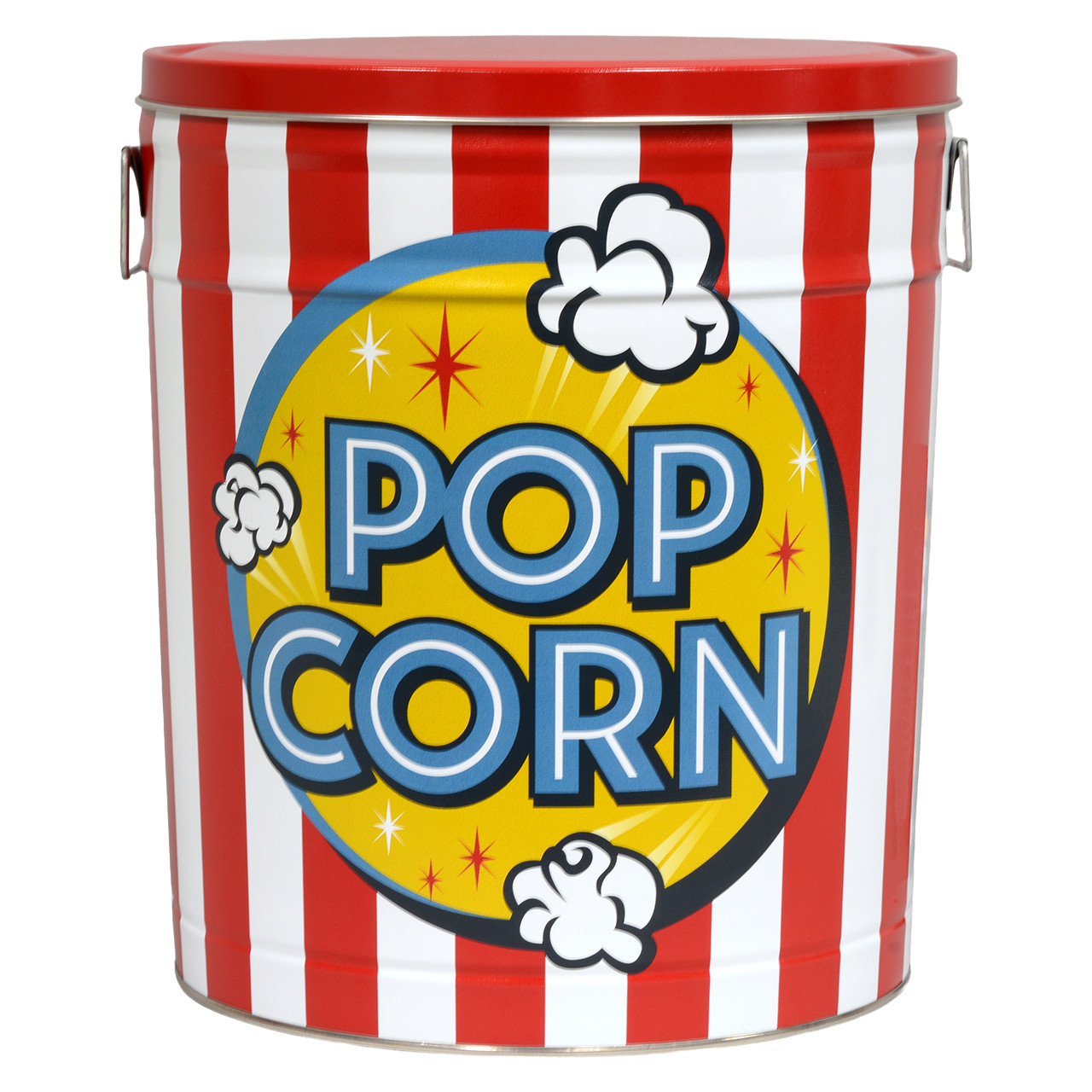 Freshly Popped Popcorn Tin Size 50T | Atlantic Can