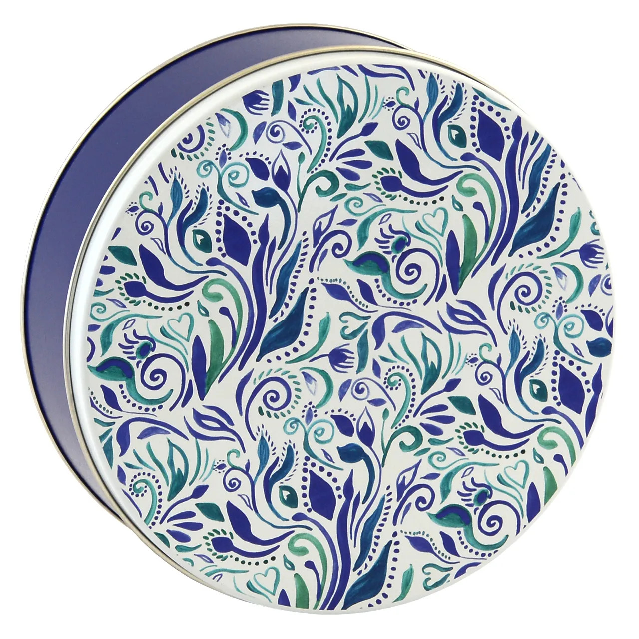 Blue Splendor Round Tin Container Size 1S | Atlantic Can
