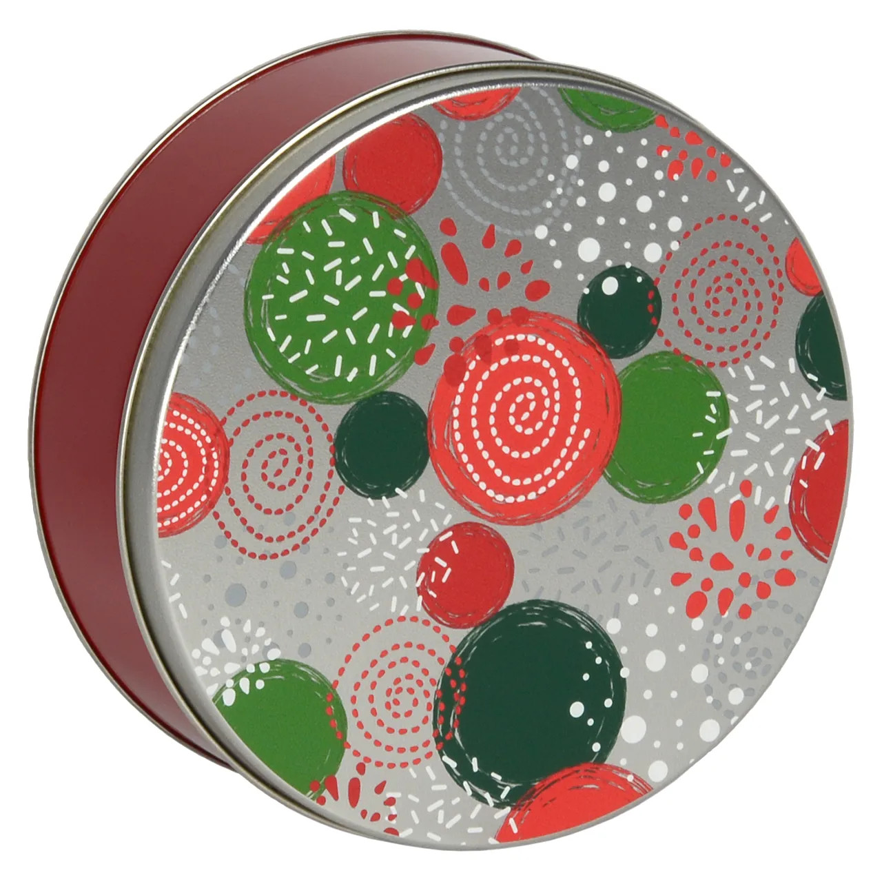 Holiday Sprinkles Round Tin Size 115 | Atlantic Can