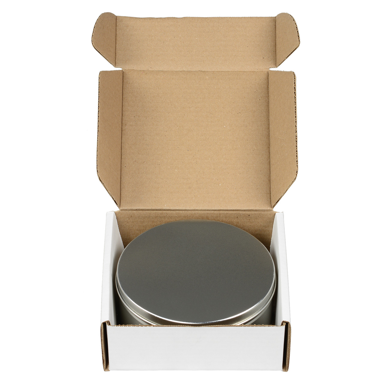 Fliptop Individual Mailing Cartons for Round Tin Containers Size 2C ...