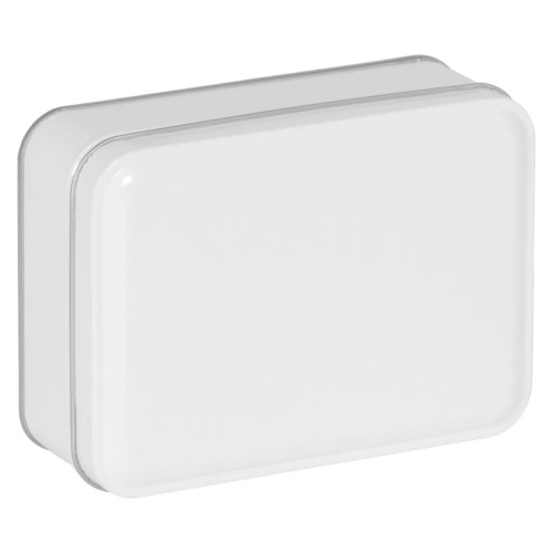 White Solid Rectangle Tin Collection | Atlantic Can