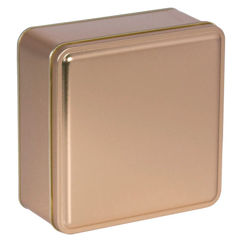 Gold Solid Square Tin Collection | Atlantic Can