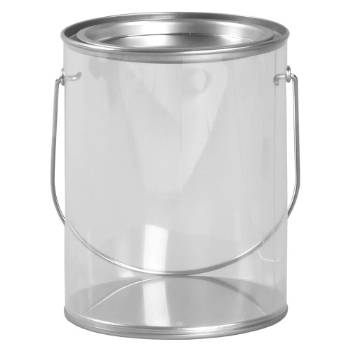 35 oz. 4" x 5" Clear Plastic Pail | Atlantic Can