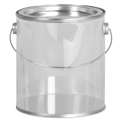 48 oz. 4 3/4" x 5 1/8" Clear Plastic Pail | Atlantic Can