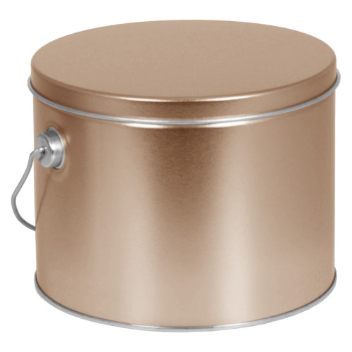 Gold Solid Tall Round Tin Size 5S | Atlantic Can