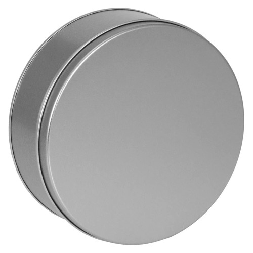 Platinum Solid Round Tin Container Size 1S | Atlantic Can