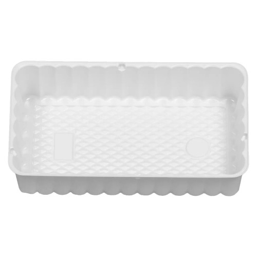 White Tin Container Inserts 3REC 1-Cavity BULK | Atlantic Can