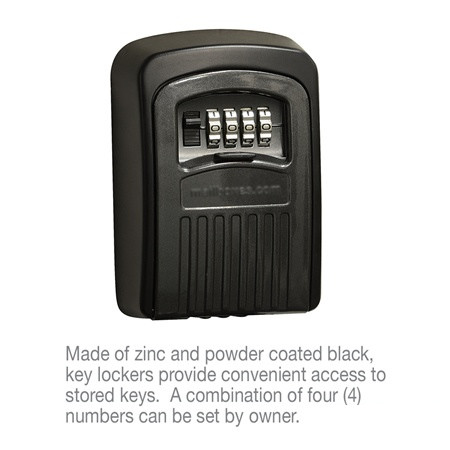 Locking Wall Mounted Key Storage Lock Box