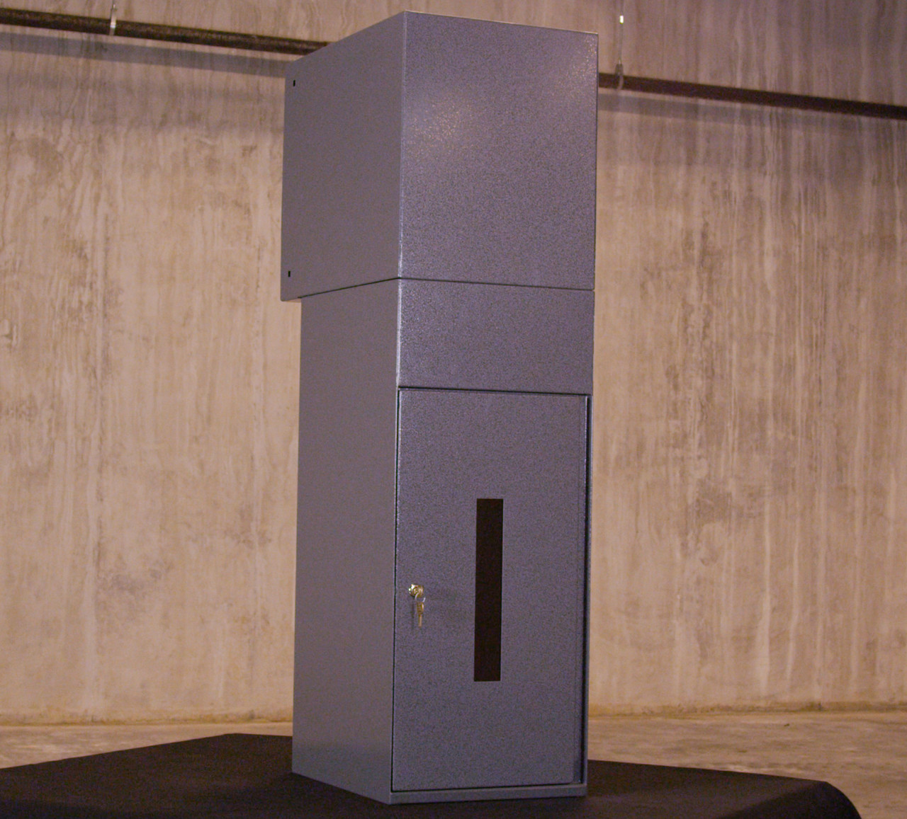 Through the Wall Package Drop Box - Locking Security Mailbox