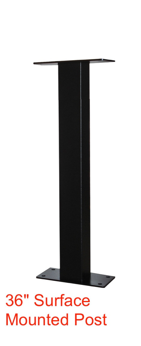 In-Ground or Surface Mount Mailbox Post - Dual Installation