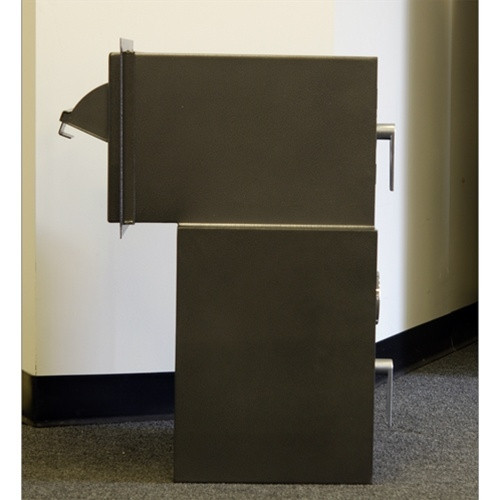 Through the Wall Drop Safe with hopper style drop door - Locking Parcel ...