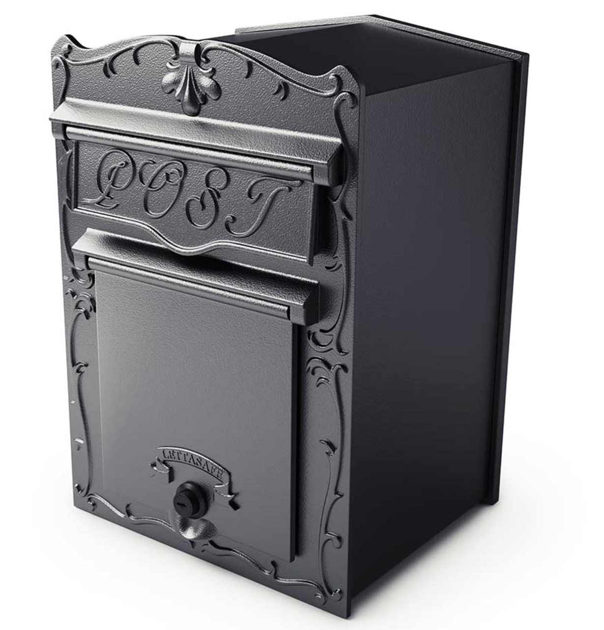 Antique Letter Mailbox for Column Or Wall Mount