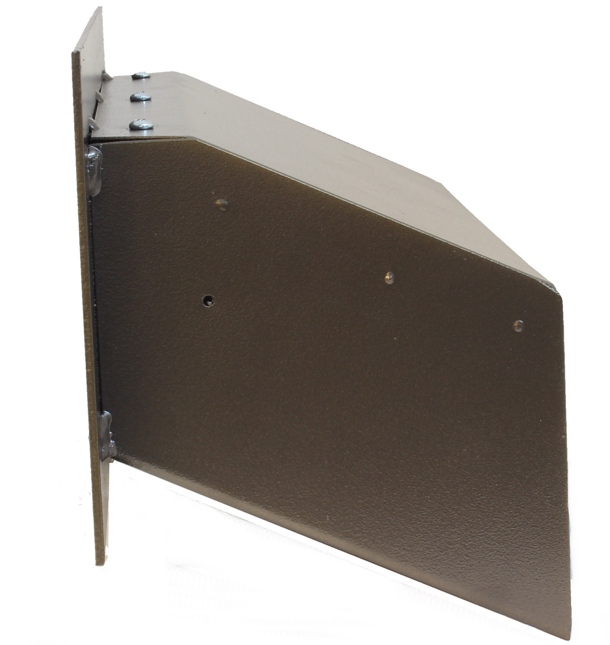 Through Wall Invoice Drop Slot with Rain Guard, Extension & Receptacle ...