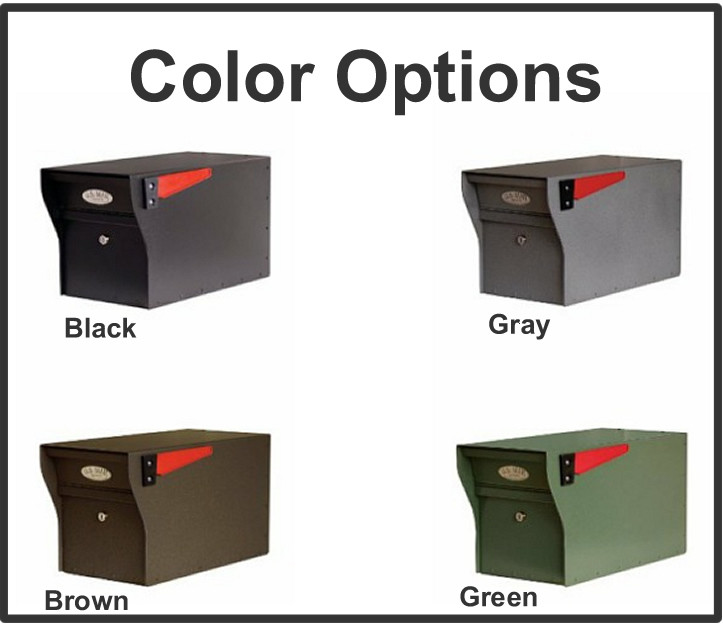 Locking Mailbox with Optional Combination Mechanical Lock - Curbside ...