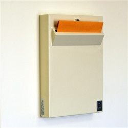 Wall Mounted Locking Office Drop Box - Low Profile - Locking Drop Boxes