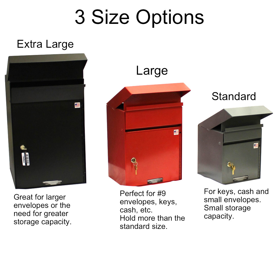 Outdoor Secure Payment Locking Drop Box - Locking Drop Boxes