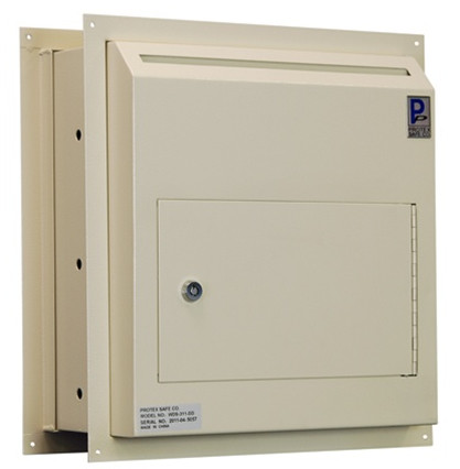 Through the Wall Drop Box with Dual Doors - Locking Drop Boxes