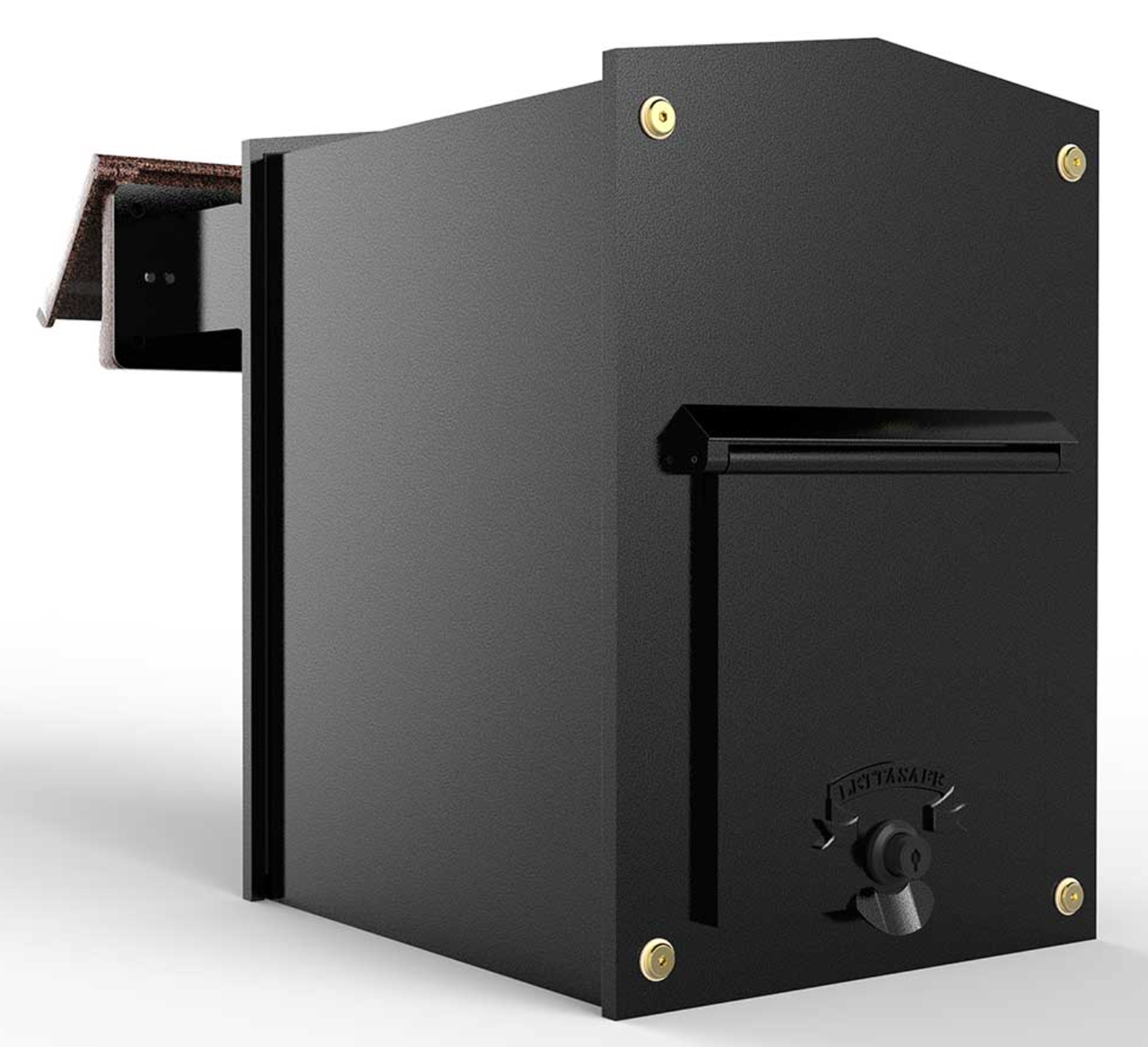 Through Wall Mail Drop Slot with Optional Receptacle - Locking Security ...