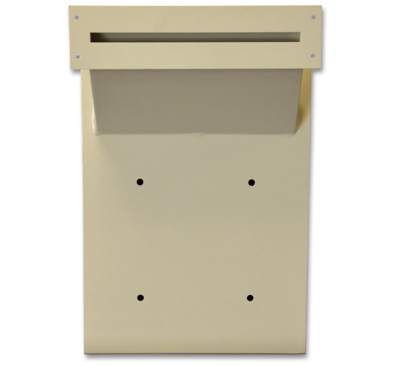 Through Wall Adjustable Chute Drop Box - Locking Security Mailbox