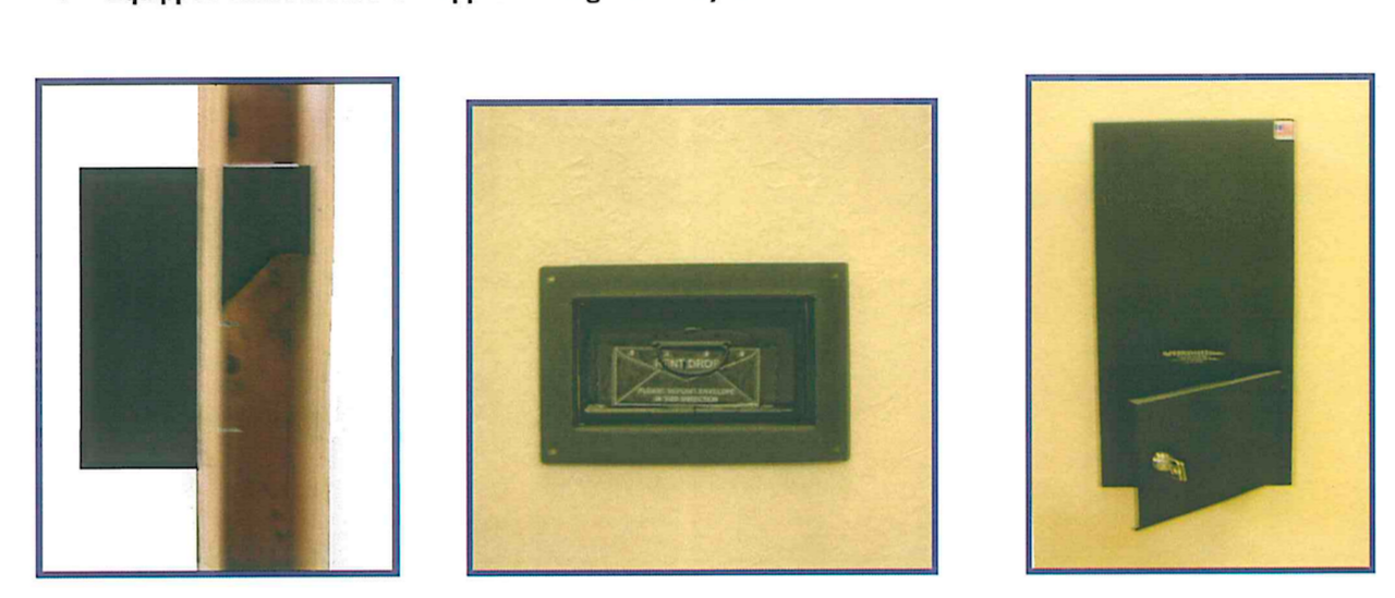 Custom High Security Through the Wall Deposit Drop Box with Hopper Drop ...