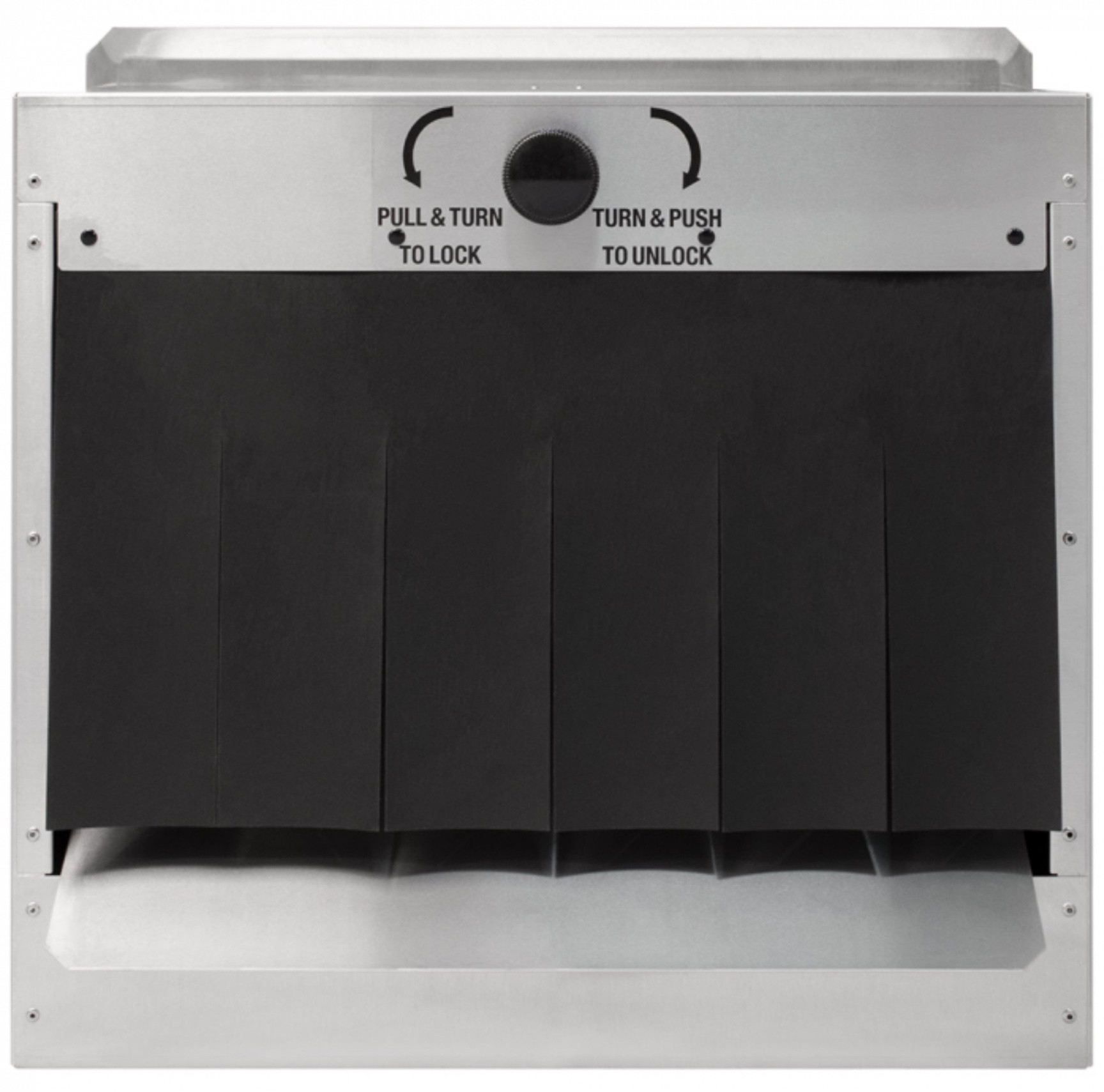Stainless Steel Through Wall Book Return Drop