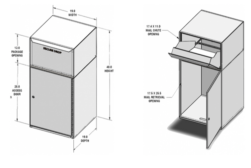 Large Parcel Amazon Package Dropbox