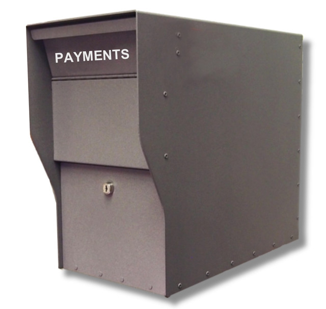Walk or Drive up High Security Payment Drop box