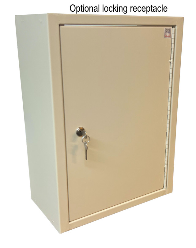 Through Wall Mail Slot Chute with Rain Guard