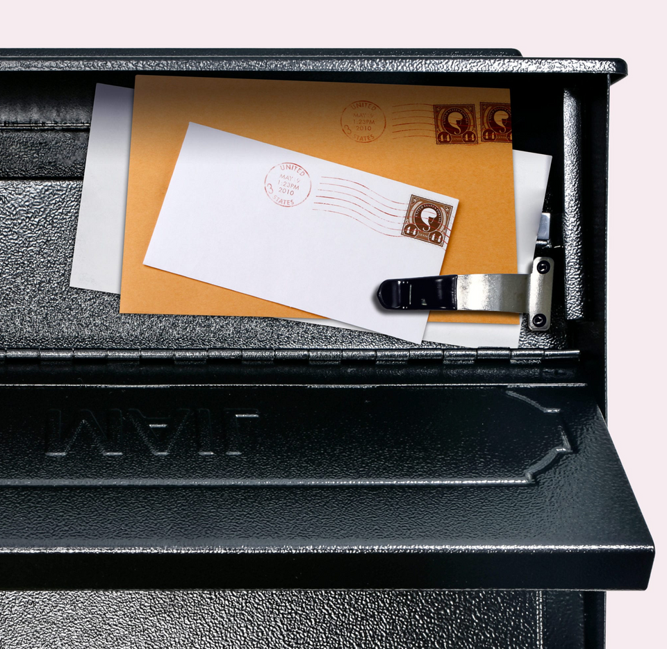 Wall Mounted Locking Mailbox Key or Combination Lock