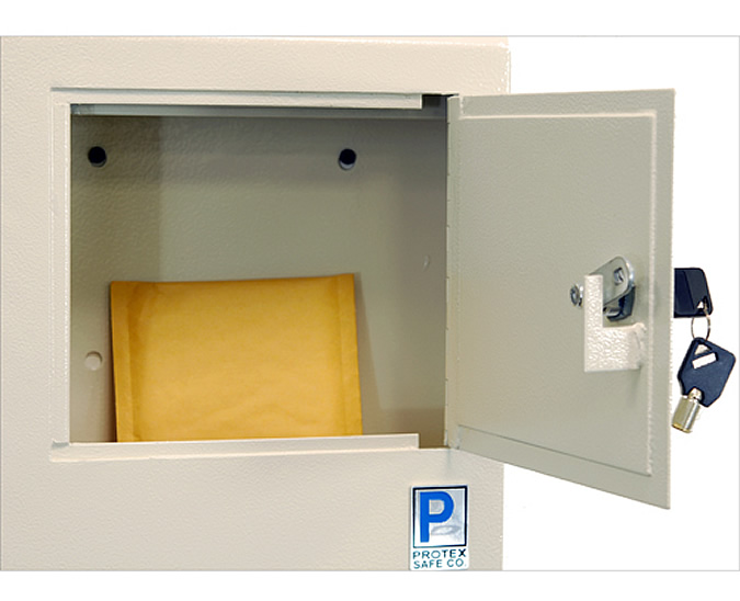 Locking Wall Mounted Payment Drop Box - Locking Drop Boxes