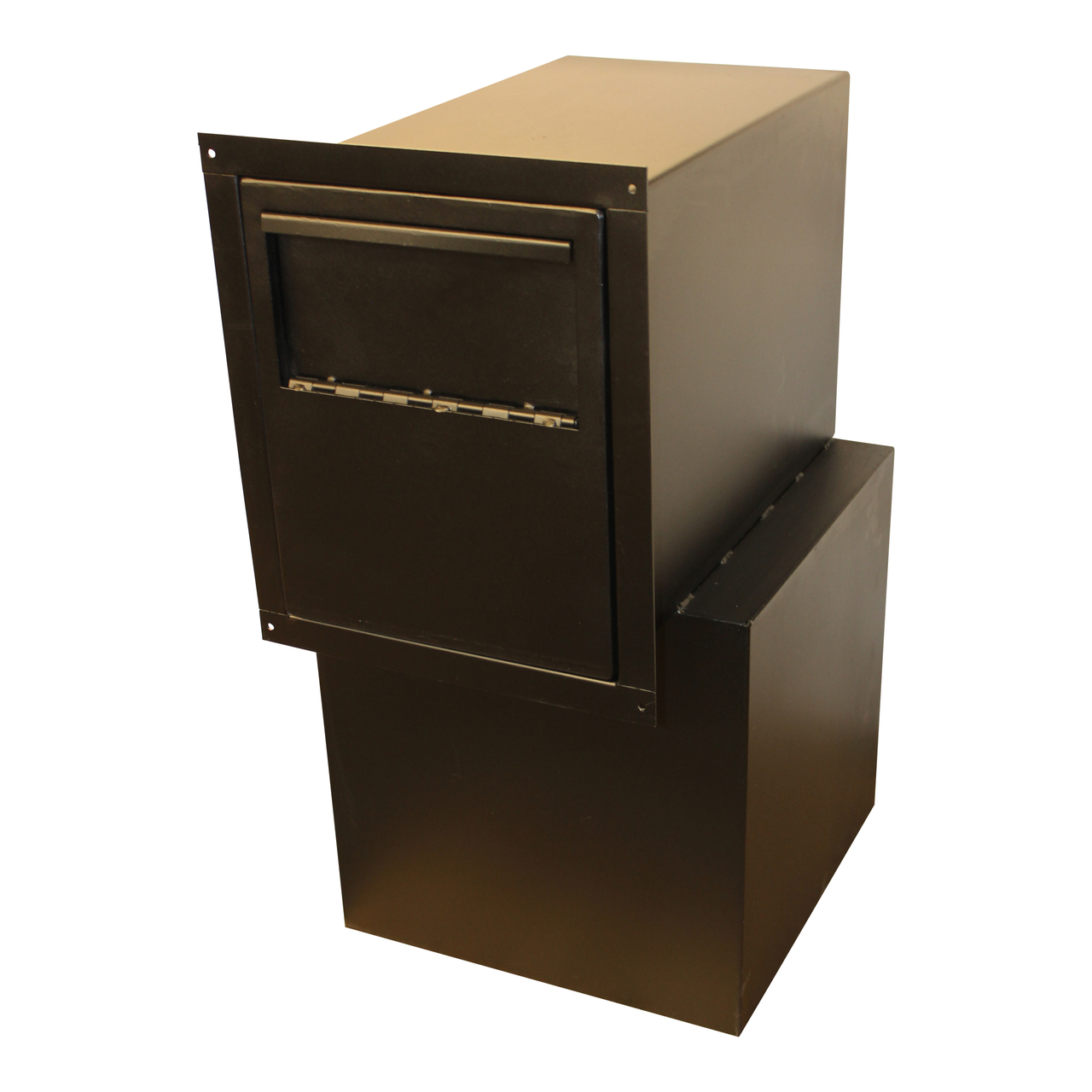 Through the Wall Drop Safe with hopper style drop door - Locking Parcel ...