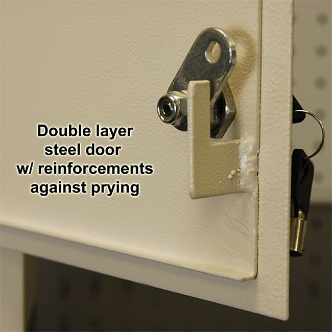 Adjustable Through the Wall Locking Drop Box