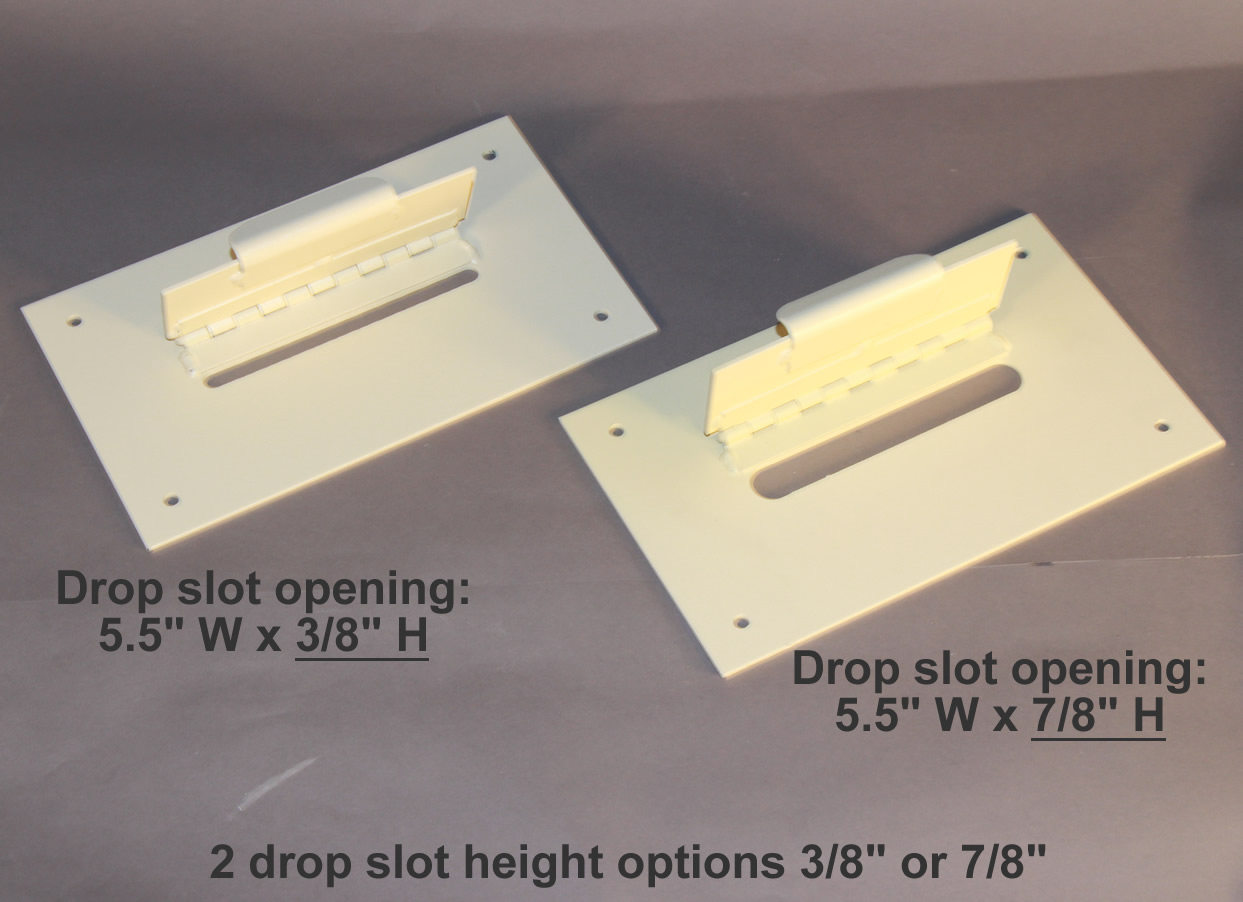 Locking Through The Wall Drop Box with Chute