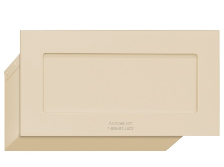 Wall Mail Drop Slot - through the wall mail slot