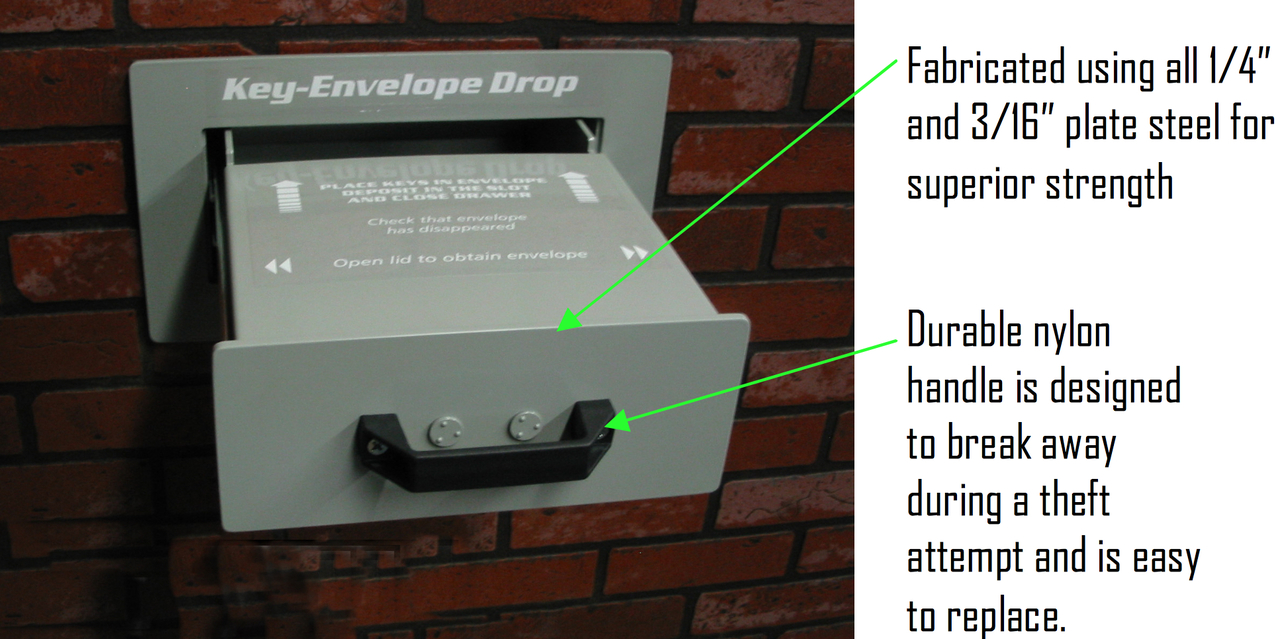 Through the Wall High Security Key / Payment Drop Box