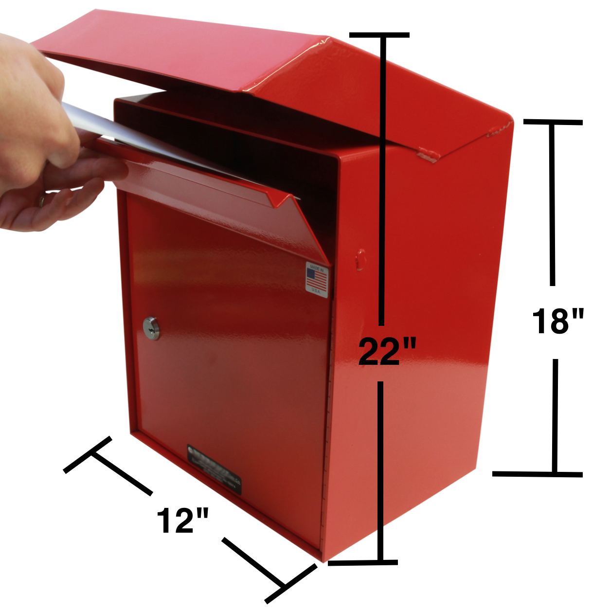 Direct weather Outdoor Secure Payment Drop Box