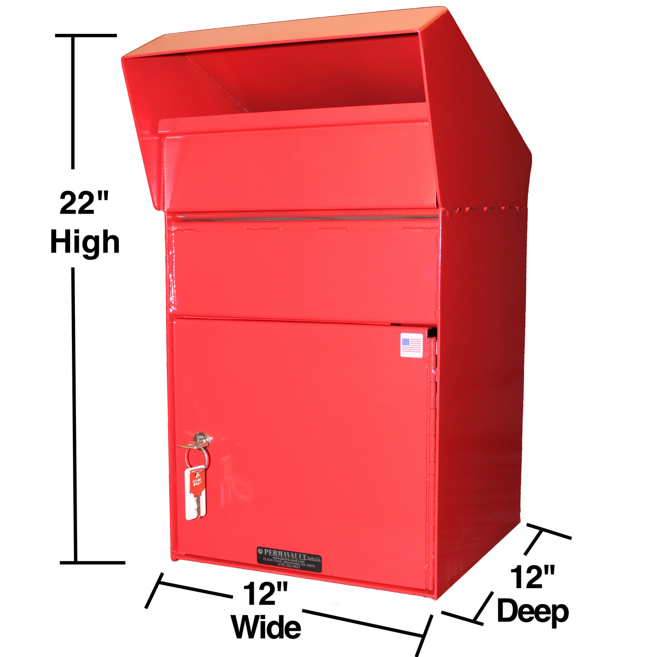 Direct weather Outdoor Secure Payment Drop Box
