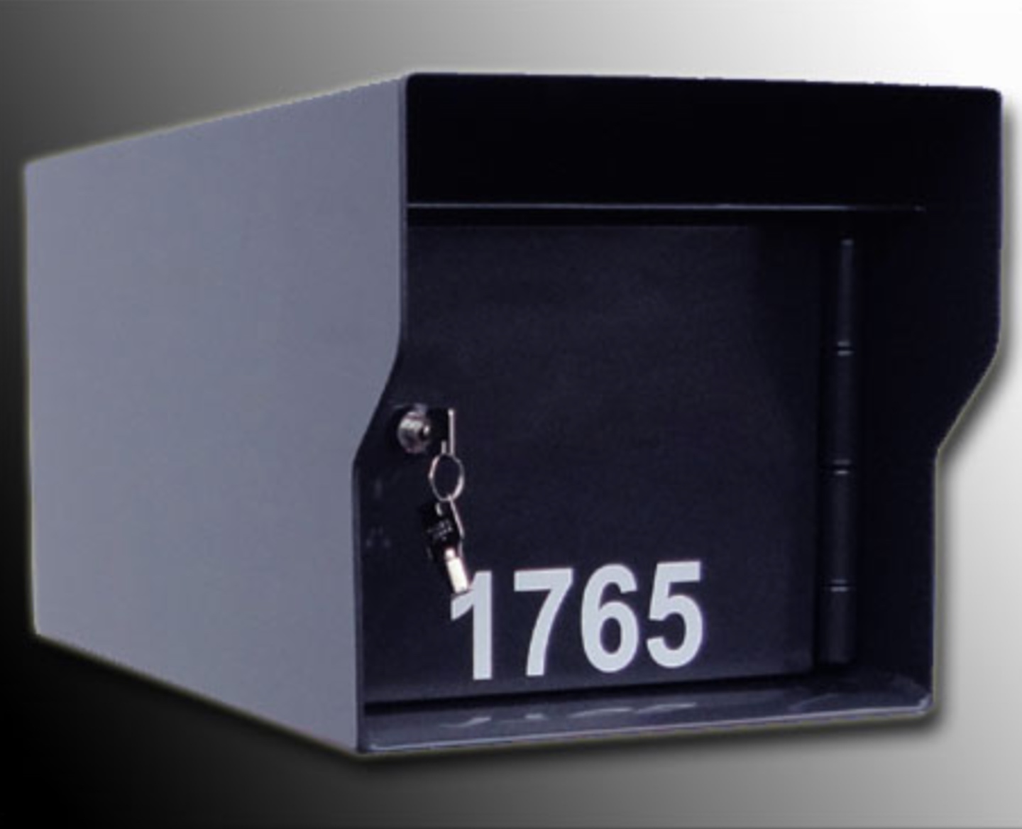 Rural Locking Mailbox Heavy Duty 1/8 Inch Steel - Locking Security Mailbox