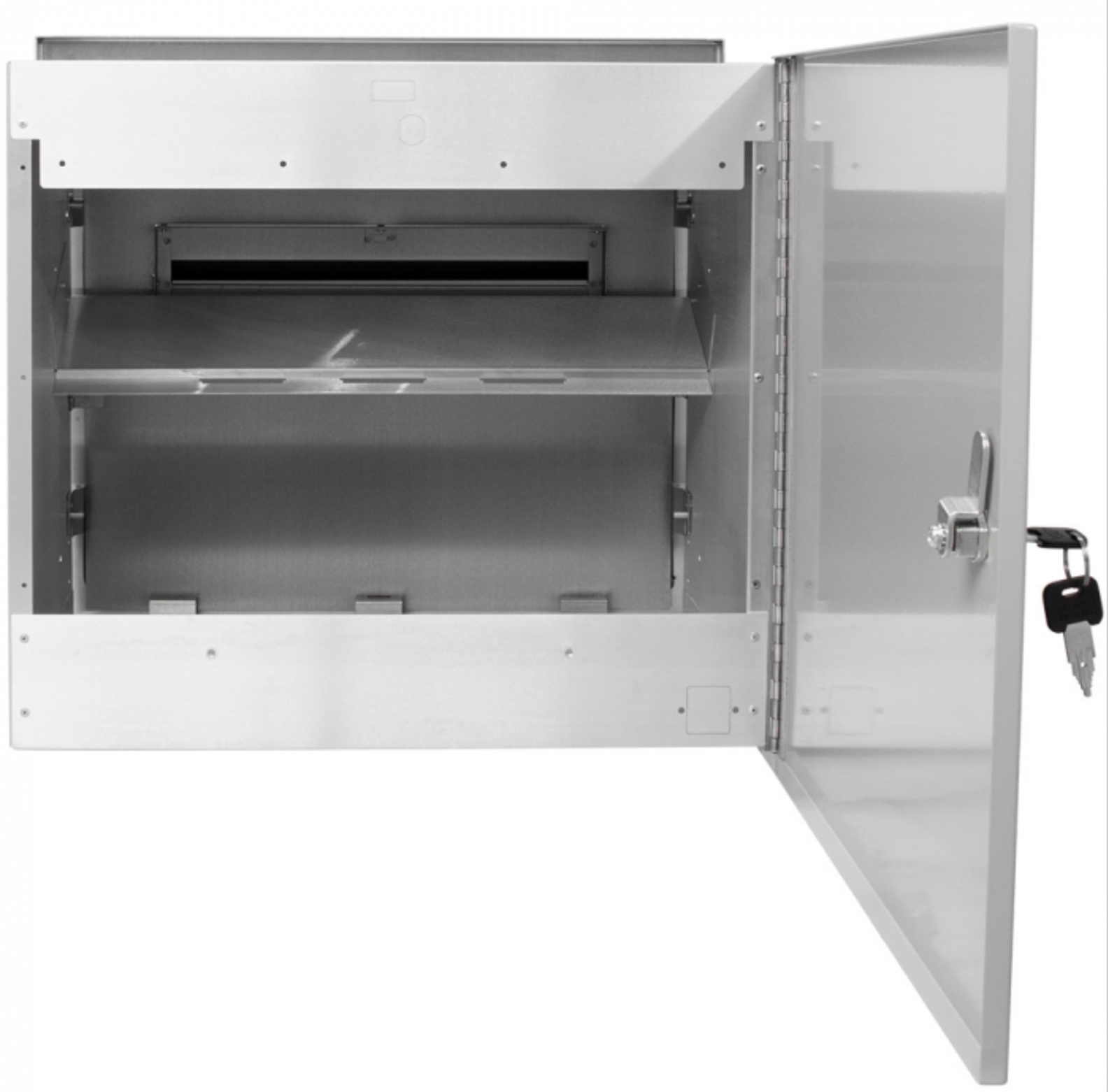 Through the Wall Stainless Steel Payment Drop Box - Locking Security ...