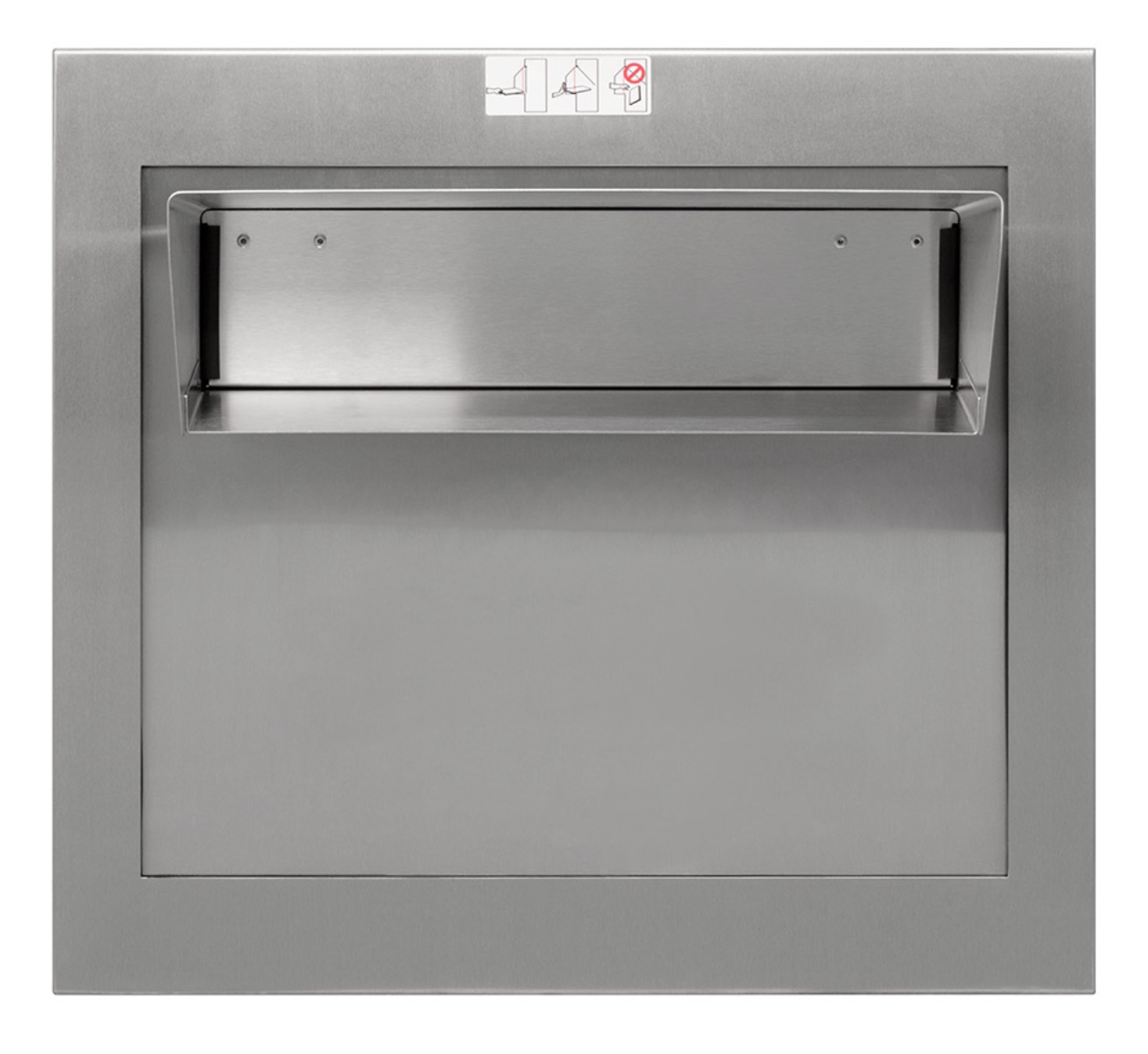 Drive Up Stainless Steel Through the Wall Drop Box