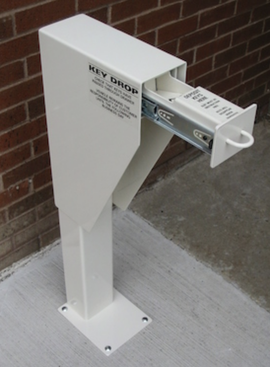 Secure Free Standing Fleet Key Drop