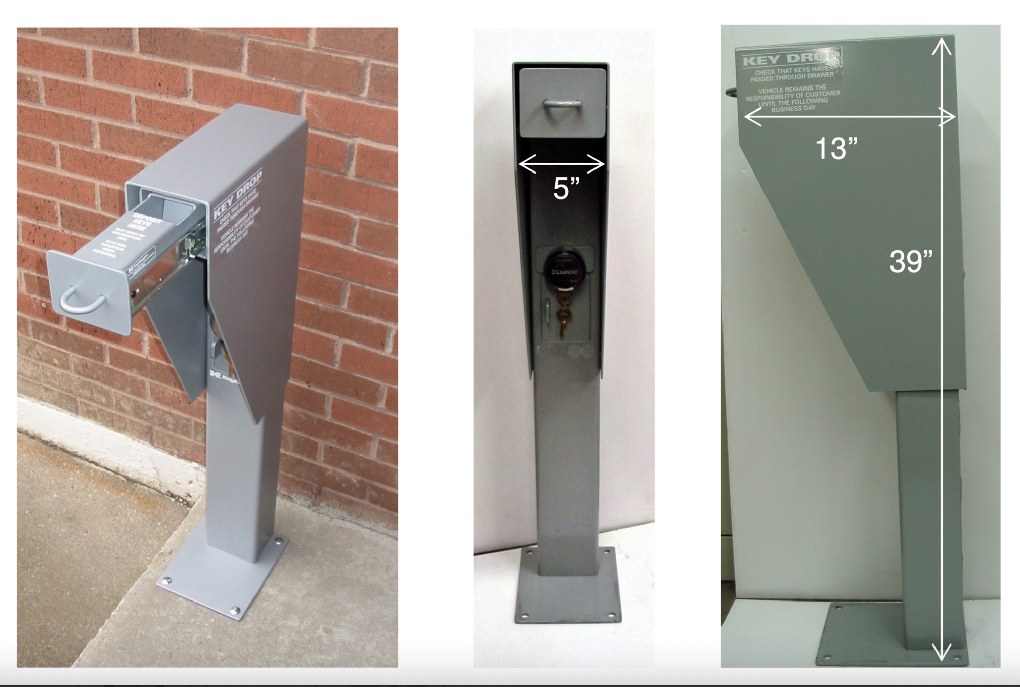 Secure Free Standing Fleet Key Drop