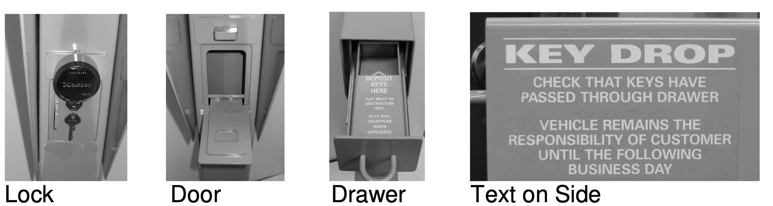 Secure Free Standing Fleet Key Drop